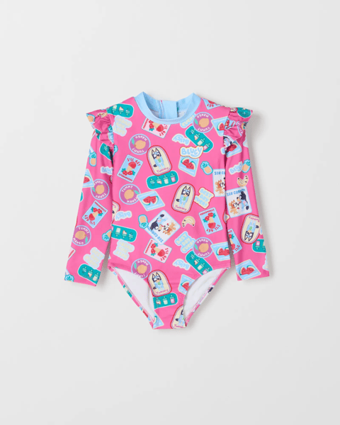 Bluey Long Sleeve Swim Surfsuit | Target Australia