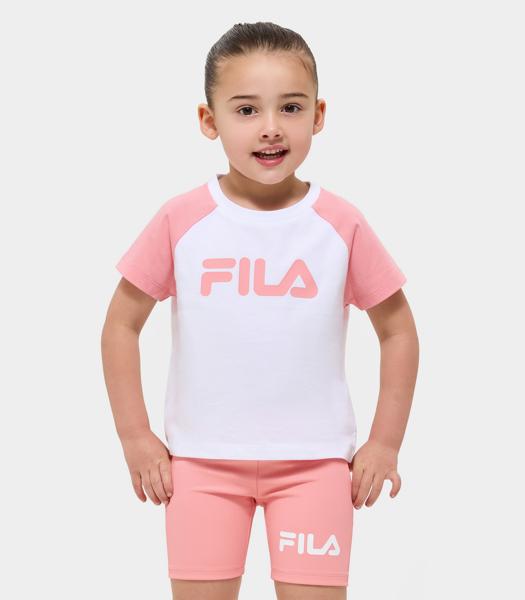 Contrast Sleeve T-shirt - Lucy Fila | Target Australia