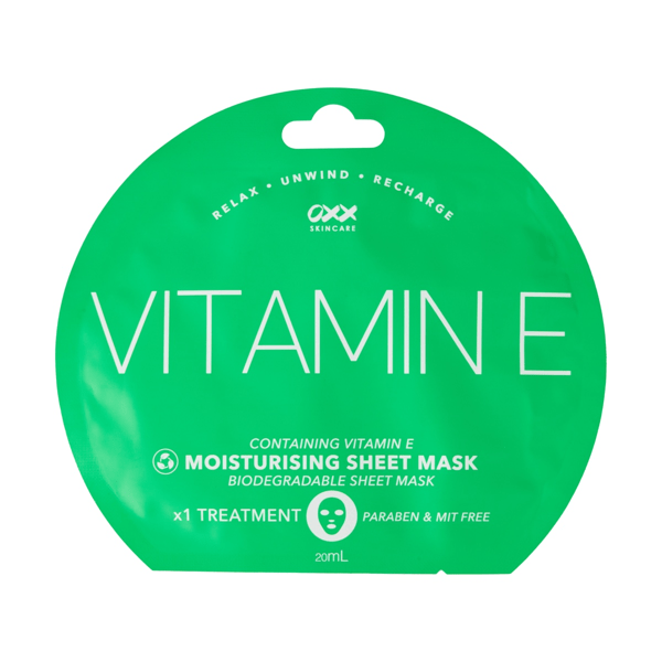 Biodegradable Sheet Mask, Vitamin E - OXX Skincare | Target Australia