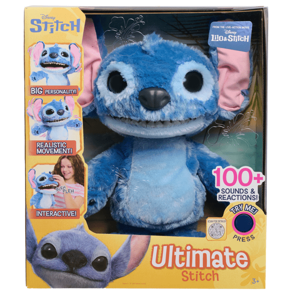 Disney Ultimate Stitch Interactive Feature Plush Toy | Target Australia