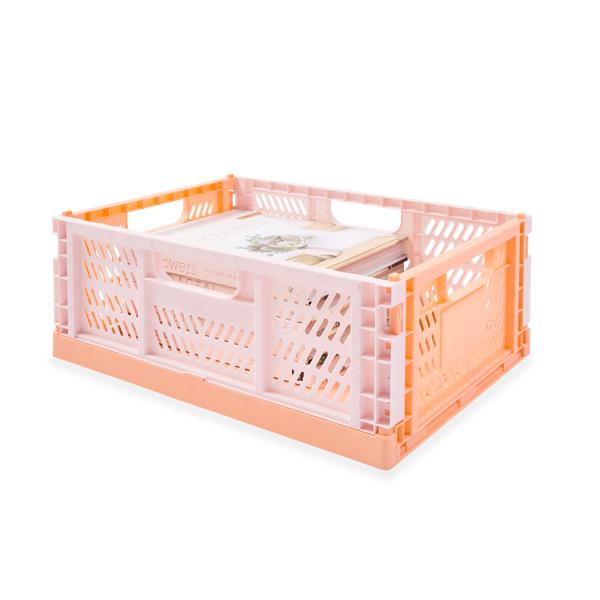30L Collapsible Crate, Large, Peach - Anko | Target Australia