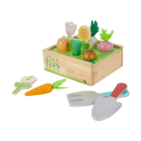 12 Piece Wooden Gardening Shape Sorter Playset - Anko | Target Australia