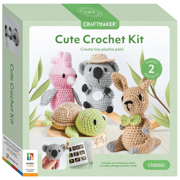 Craft Maker Cute Crochet Kit - Hinkler | Target Australia