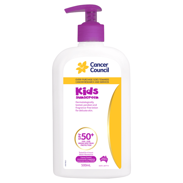 Cancer Council Kids SPF50+ Sunscreen 500ml | Target Australia