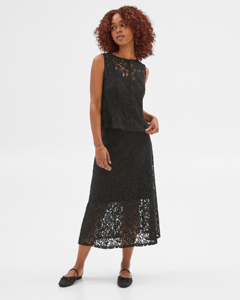 Petites Sleeveless Lace Top | Target Australia