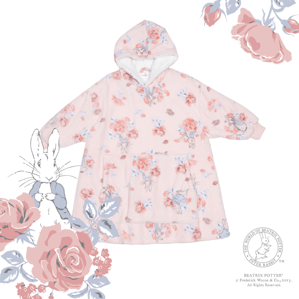 Girls Family Matching Peter Rabbit Oversized Fleece Hoodie | Target ...