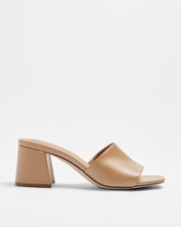Womens Basic Low Block Mule - Tan | Target Australia