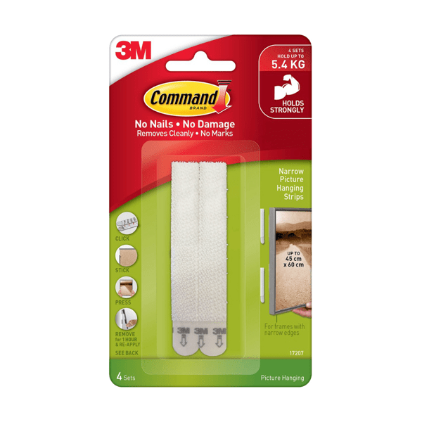 3M Command Picture Hanging Narrow Strips | Target Australia