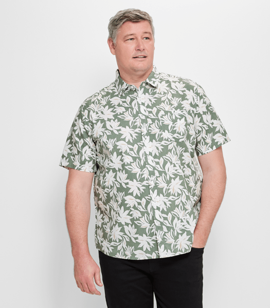 Plus Linen Blend Shirt | Target Australia
