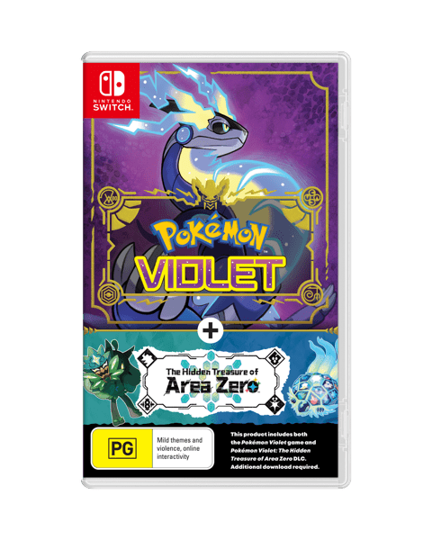 Pokemon Violet + The Hidden Treasure of Area Zero - Nintendo Switch ...