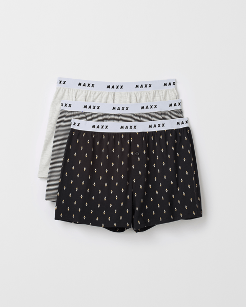 Mens Knit Boxers 3 Pack - Maxx | Target Australia