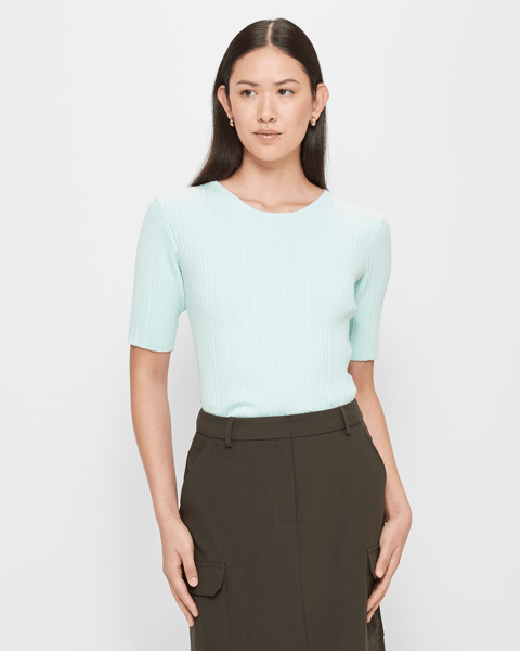 Variegated Rib T-Shirt - Preview | Target Australia