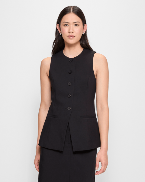 Classic Longline Waistcoat - Preview | Target Australia