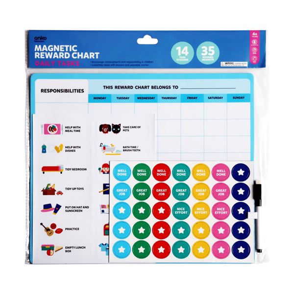 Magnetic Reward Chart Daily Tasks - Anko | Target Australia