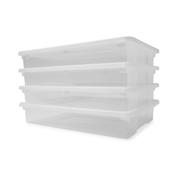 Set of 4 5L Storage Boxes with Lids - Anko | Target Australia