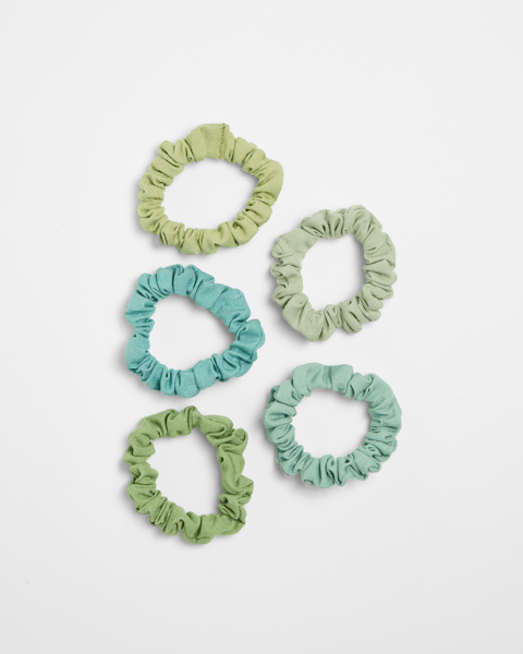 Kids 5 Pack Pastel Scrunchies | Target Australia