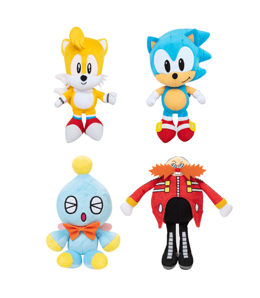 Sonic The Hedgehog 7-Inch Basic Plush - Assorted* | Target Australia