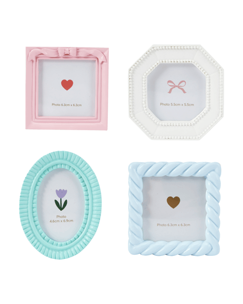 Anko 4 Pack Magnetic Photo Frames | Target Australia