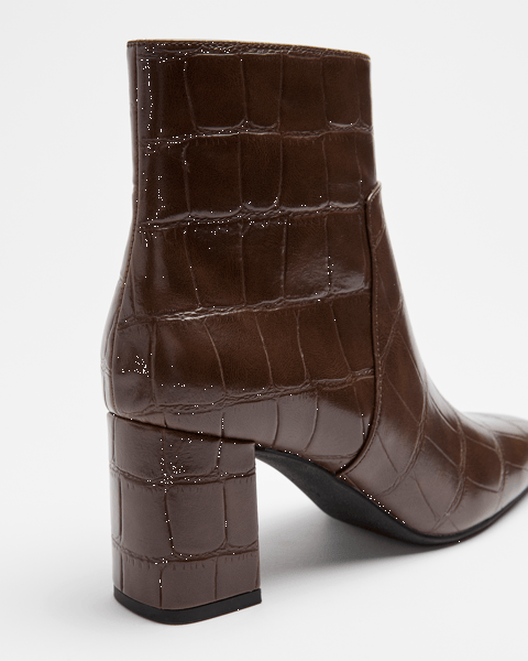 Womens Square Toe Block Heel Boot - Yarra | Target Australia