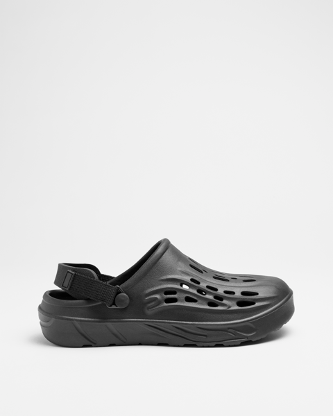 Mens Clog with Strap - Phylon - Black | Target Australia