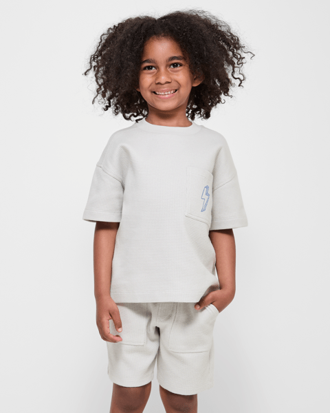 Australian Cotton Waffle T-shirt and Short Set | Target Australia