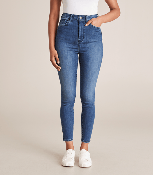 Kayla Super High Rise Ankle Length Skinny Denim Jeans | Target Australia
