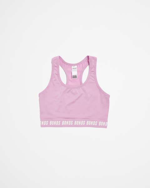 Bonds Girls Sport Racer Back Crop | Target Australia