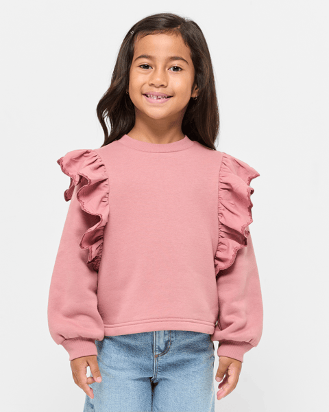Frill Sweat Jumper | Target Australia
