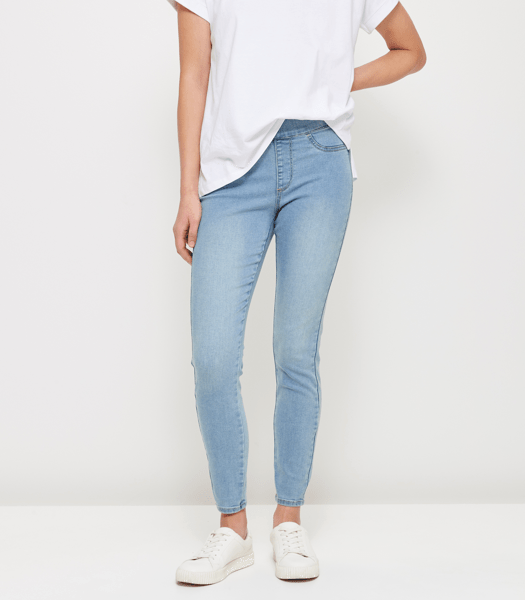 Lydia High Rise Ankle Length Denim Jeggings | Target Australia