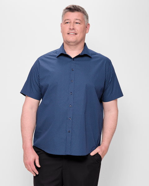 Plus Size Micro Geo Print Shirt | Target Australia