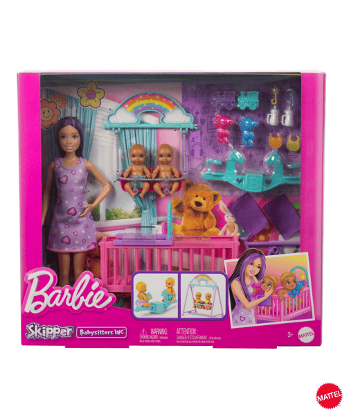 Barbie Skipper Twin Nursery Playset & Accessories | Target Australia