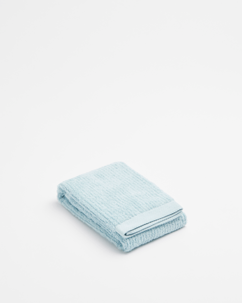 Australian Cotton Ribbed Hand Towel - Piper - Aqua | Target Australia