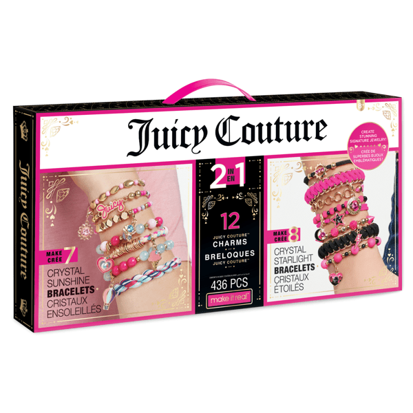 436 Piece Make It Real: Juicy Couture 2-in-1 Crystal Chains & Charms ...