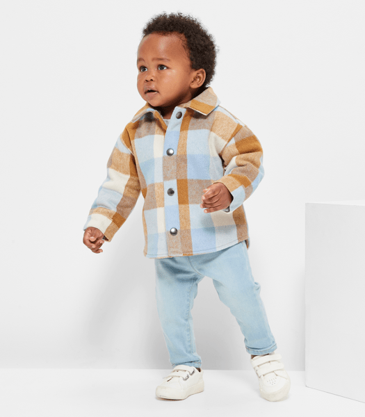 Baby Sherpa Lined Shacket | Target Australia