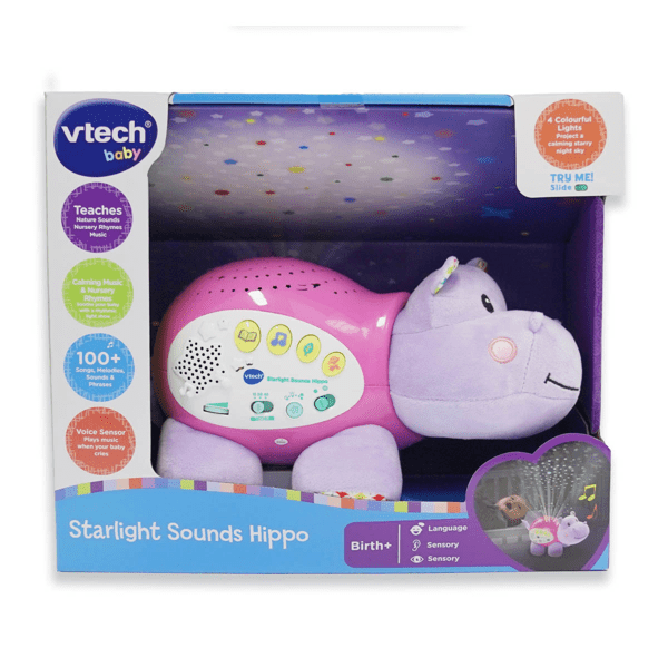 VTech Starlight Sounds Hippo | Target Australia