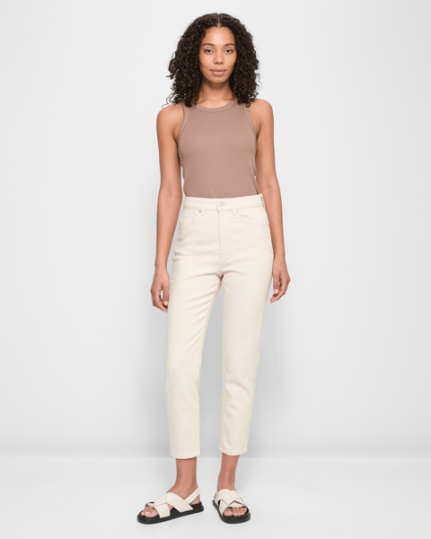Hayley Super High Rise Crop Length Slim Denim Jeans | Target Australia