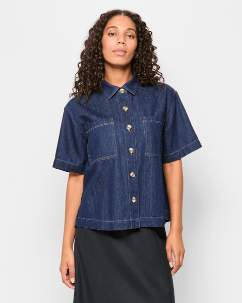 Relaxed Denim Shirt | Target Australia