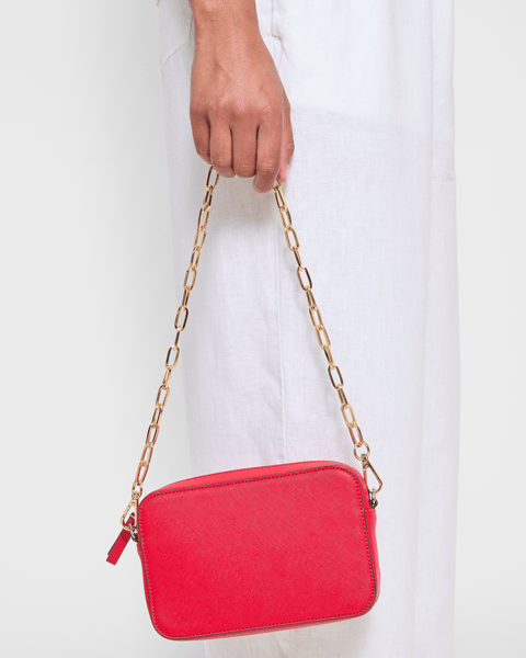 Chain Link Short Bag Strap - Gold | Target Australia