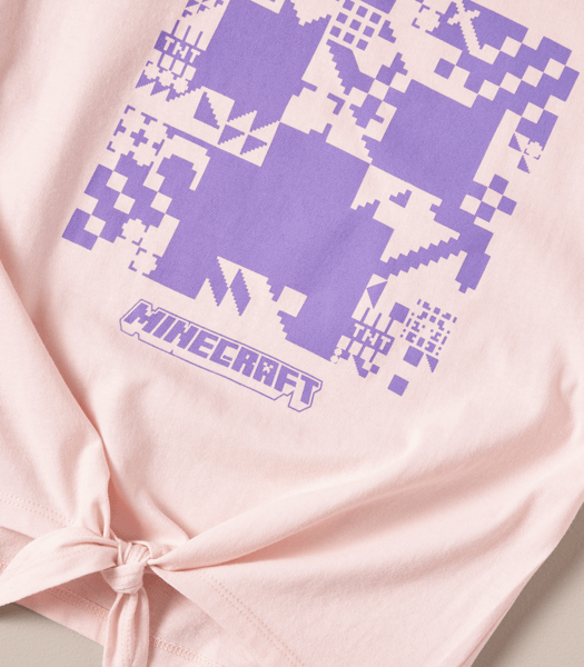 Minecraft Knot Front T-shirt | Target Australia