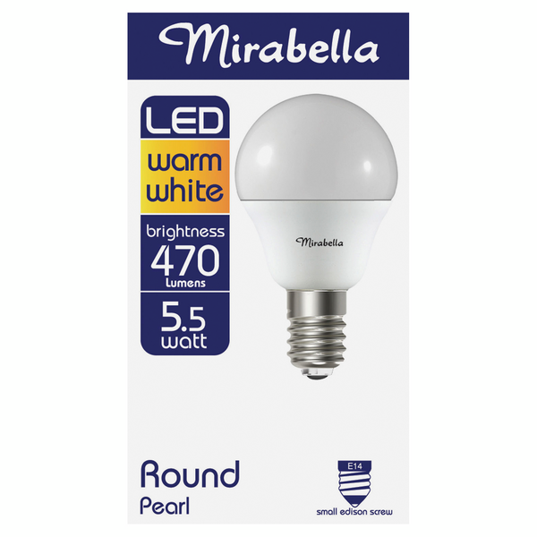 Mirabella E14 5.5W LED Warm White Round Bulb | Target Australia Mirabella E14 5.5W LED Warm White Round Bulb | Target Australia