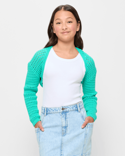Open Knit Shrug | Target Australia