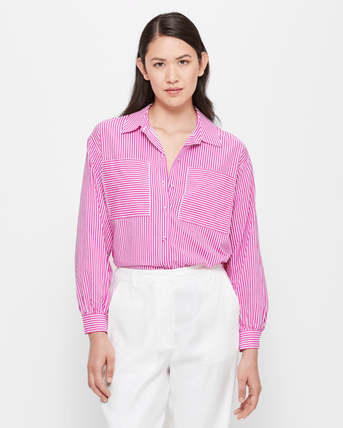 Double Pocket Oversized Shirt - Preview | Target Australia