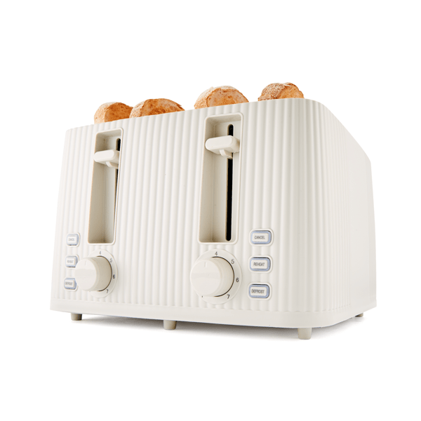 4 Slice Toaster Linear, Off White - Anko | Target Australia