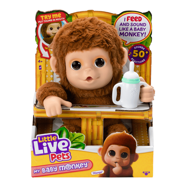 Little Live Pets My Baby Monkey Plush | Target Australia