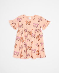 Babydoll Dress - Orange Butterfly | Target Australia
