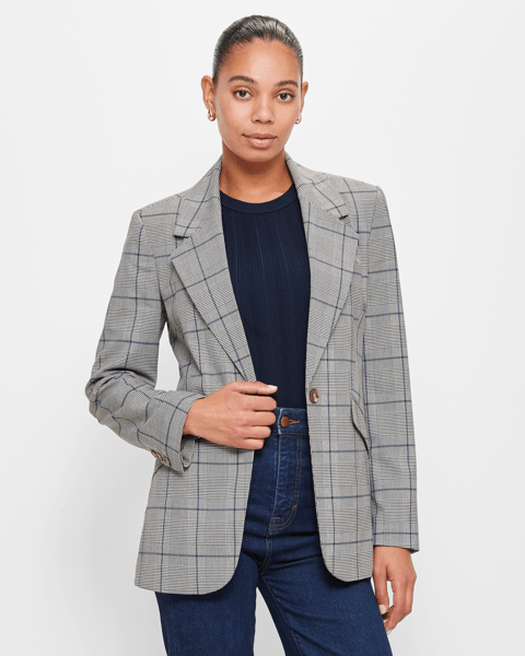 Tailored Single Breasted Blazer - Preview | Target Australia