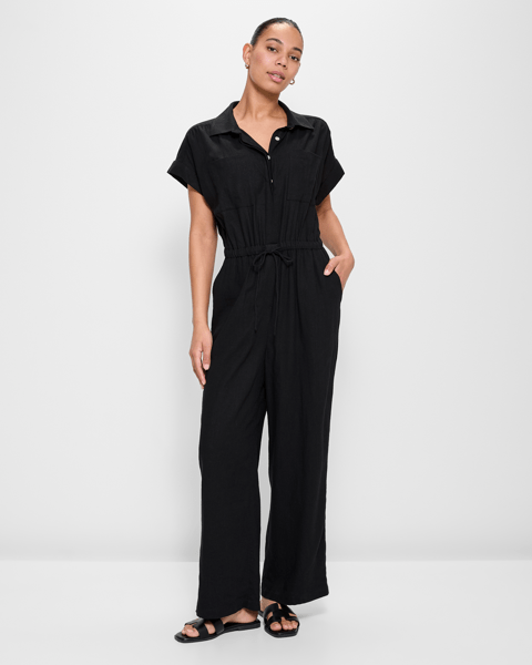 Linen Blend Jumpsuit | Target Australia