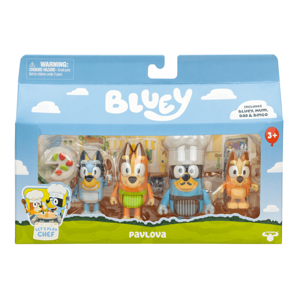 Bluey Figure 4 Pack – Assorted* | Target Australia