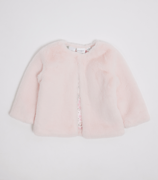 Peter Rabbit Baby Faux Fur Jacket | Target Australia