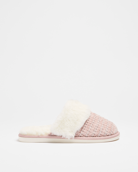 Womens Knitted Closed Toe Slipper Scuff - Sabel | Target Australia